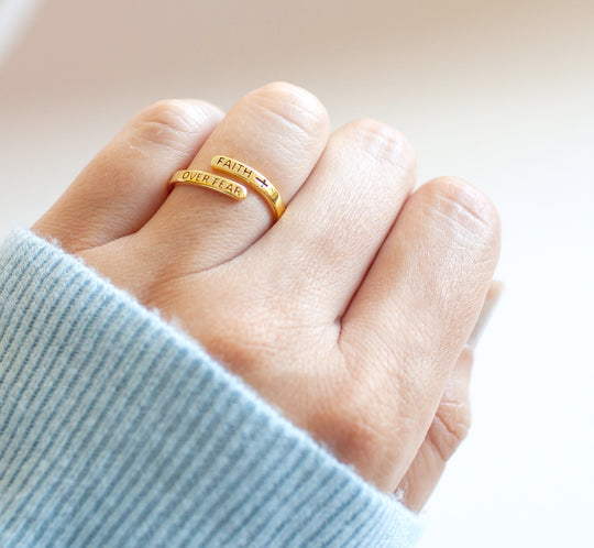 Always Blessed - Elegant Silver Faith Inspired Custom Jewelry