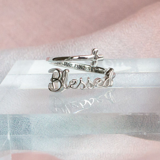Always Blessed - Elegant Silver Faith Inspired Custom Jewelry